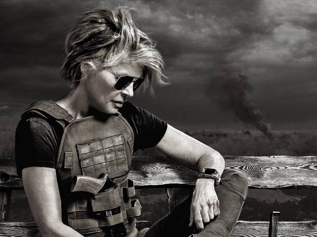 Linda Hamilton Terminator Dark Fate Au